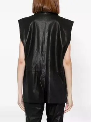 Cynthia Rowley Leather Waistcoat