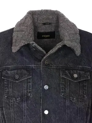 Fendi Point-collar Buttoned Jacket