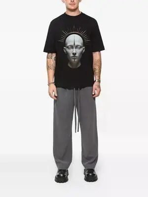 HAMZA Monarh Graphic Print T-shirt