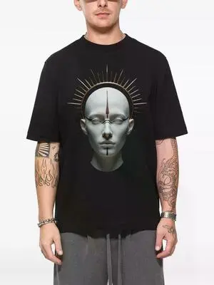 HAMZA Monarh Graphic Print T-shirt
