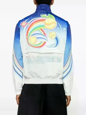 Casablanca Graphic-printed Zipped Jacket