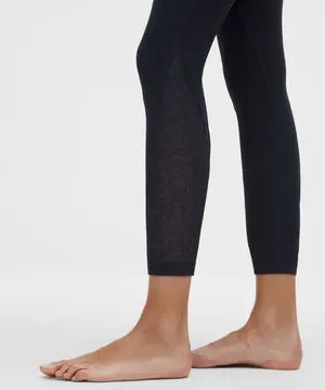Lululemon Paisley Lace Overlay Tight 25 - True Navy