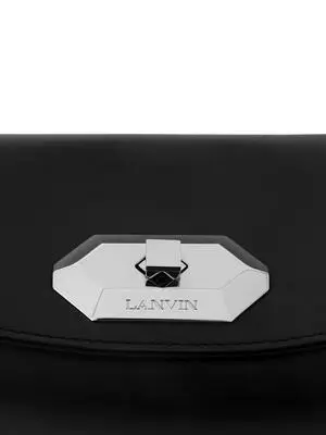 LANVIN Logo-plaque Clutch - Black