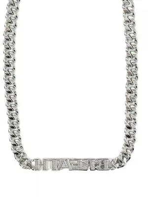 BREATH Cuban Link Crystal-embellished Necklace