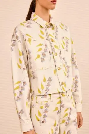 Ulla Johnson Bobbi Cropped Jacket - Infinite Flower