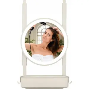 ZADRO Over-the-door Led Lighted Mirror Styling Station - Neutral