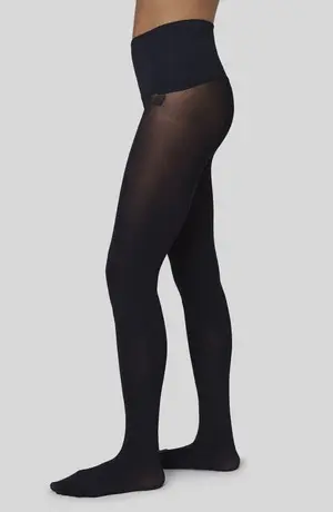 Swedish Stockings Hanna Seamless Tights - Black