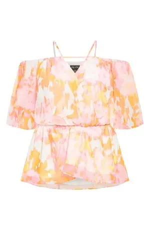 City Chic Sunset Belted Top
