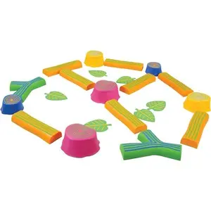 KAPLAN EARLY LEARNING COMPANY Step-a-forest 24-piece Set By - Multicolored