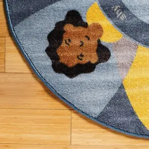 KAPLAN EARLY LEARNING COMPANY Social Emotional Carpet4' X 6' Oval