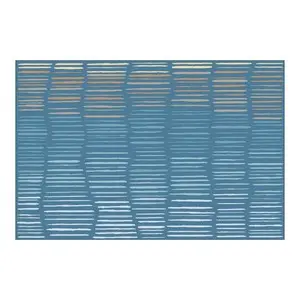 KAPLAN EARLY LEARNING COMPANY Horizon Carpet 6' X 9' Rectangle - Blue