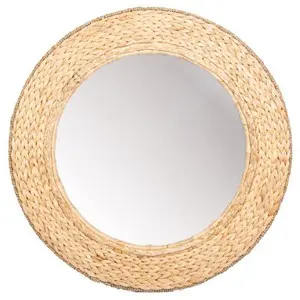 KAPLAN EARLY LEARNING COMPANY Sense Of Place Circle Acrylic Wall Mirror - Beige