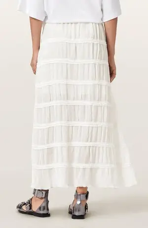 ALLSAINTS Lila Tiered Midi Skirt