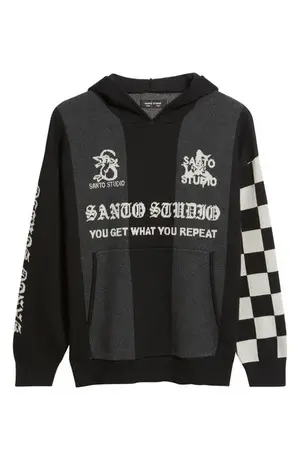 SANTO STUDIO Palermo Knit Hoodie