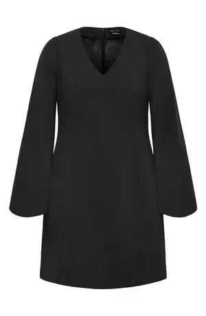 City Chic Cape Sleeve Mini Dress