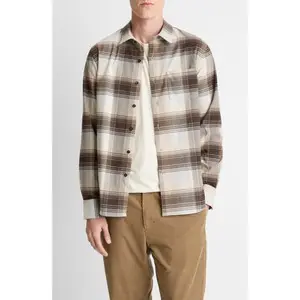 Vince Missoula Gradient Check Button-up Shirt