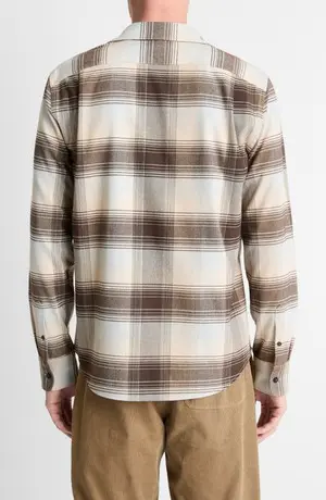 Vince Missoula Gradient Check Button-up Shirt