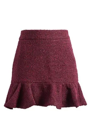 FRIENDS LIKE THESE Bouclé Mini Skirt