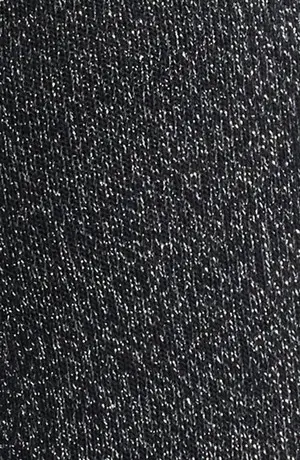 UGG Lavinia Shimmer Quarter Socks - Black