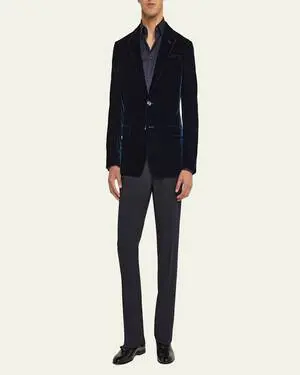 Giorgio Armani Velvet Notch Lapel Dinner Jacket