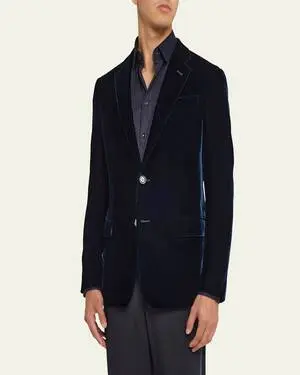 Giorgio Armani Velvet Notch Lapel Dinner Jacket