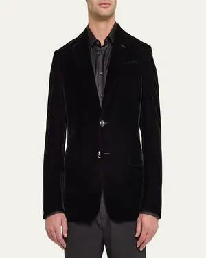 Giorgio Armani Velvet Notch Lapel Dinner Jacket