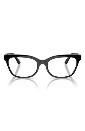 Dolce & Gabbana 54mm Butterfly Optical Glasses - Black/demo Lens