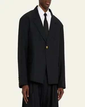 WILLY CHAVARRIA Box Cutter Wool Jacket