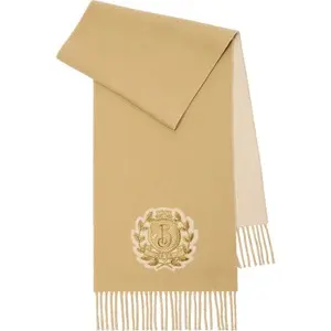 Burberry B Crest Cashmere Scarf - Sand Beige