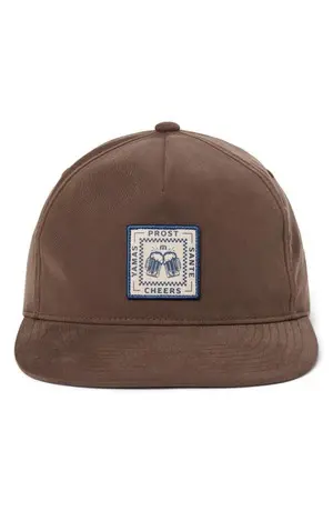 Travis Mathew Cheers Snapback Cap - Chocolate Brown