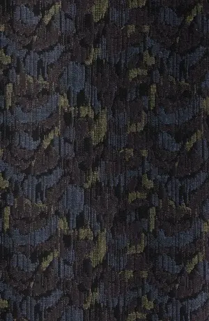 WAX LONDON Whiting Camo Jacquard Recycled Cotton-blend Shirt Jacket - Navy