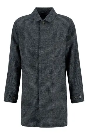 Barbour Lorden Plaid Wool Overcoat