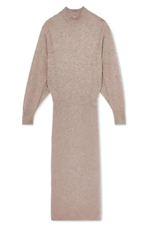 REISS Long Sleeve Maxi Sweater Dress