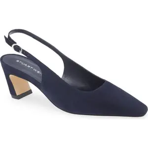 STUART WEITZMAN Stassi Slingback 50 Pump - Nice Blue
