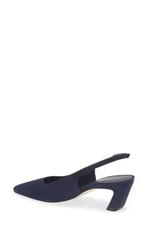 STUART WEITZMAN Stassi Slingback 50 Pump - Nice Blue