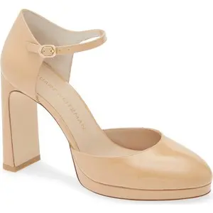 STUART WEITZMAN Babette Platform Pump - Adobe