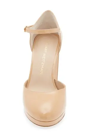 STUART WEITZMAN Babette Platform Pump - Adobe