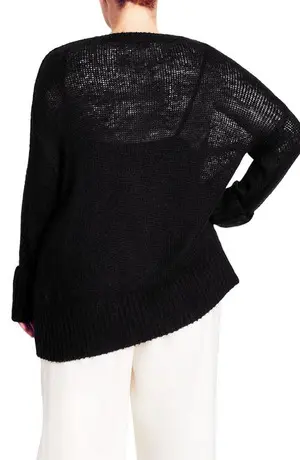 City Chic Ruby Tunic Sweater