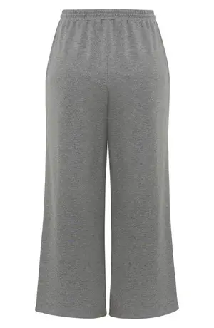 City Chic Maia Wide Leg Pants - Grey