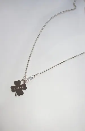 RIMOR JEWELRY Lucky Clover Chain Necklace - Silver