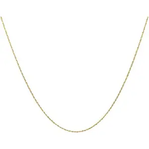 ANCONA JEWELRY 14k Gold Rope Chain Necklace - Yellow