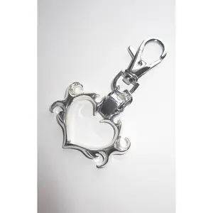 RIMOR JEWELRY Selma Heart Key Chain - Silver