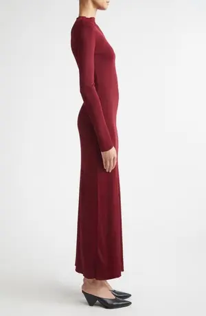 Altuzarra Kaplan Long-sleeve Knit Funnel Neck Dress