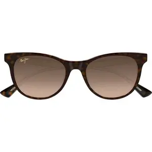 Maui Jim Lonomea 52mm Polarized Cat Eye Sunglasses - Tortoise