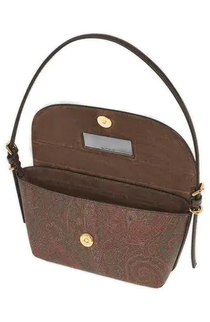 Etro Arnica Barchetta Paisley Shoulder Bag - Brown