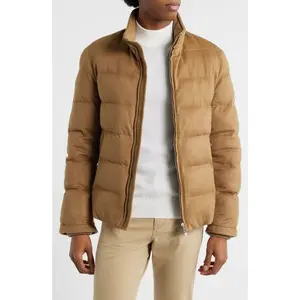 AURELIEN Water Resistant Quilted Wool Puffer Jacket