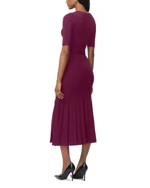 Herve Leger Demi Fit-and-flare Midi Dress