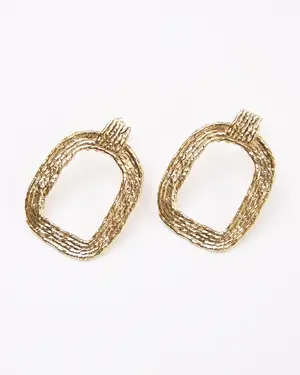 COG Eva Hoop Earrings - Gold