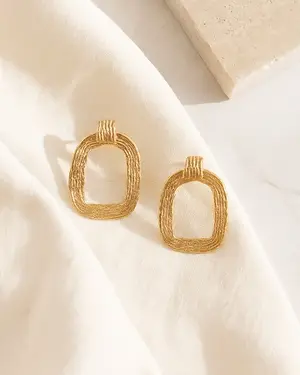 COG Eva Hoop Earrings - Gold