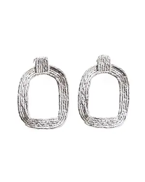COG Eva Hoop Earrings - Silver